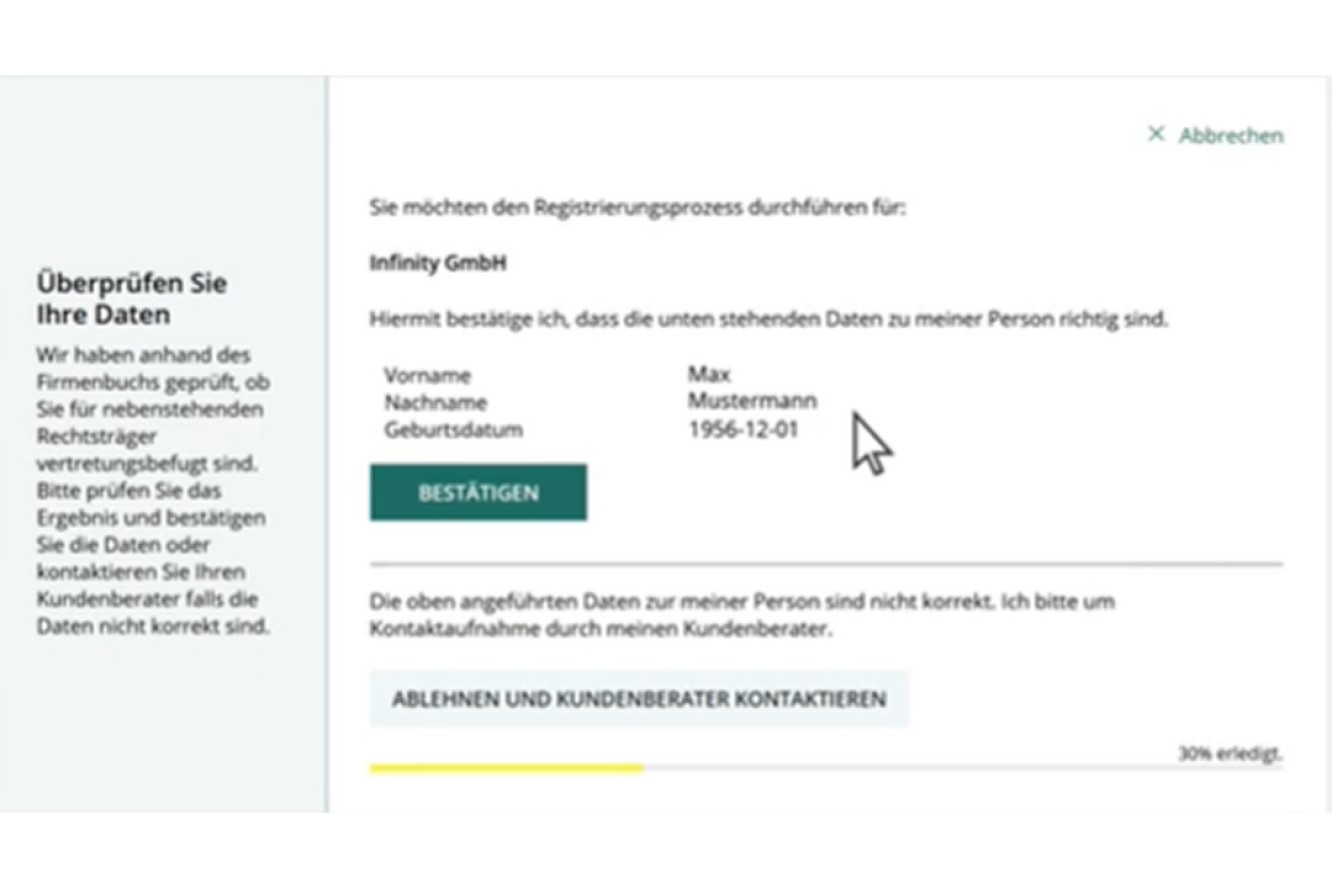 Online‑Bestellung & Registrierung