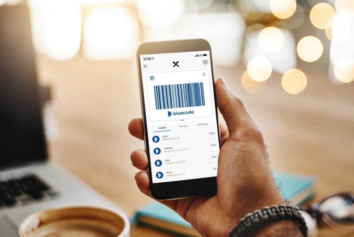 So bezahlen Sie mit Bluecode